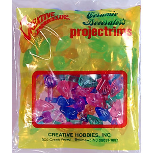 Creative Hobbies Ceramic Christmas Tree Replacement Lights, Medium Twist Light Ornaments, Multi Colors, 144 Piece Pack