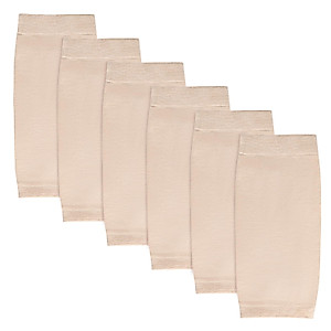 HOVEOX 3 Pairs Forearm Tattoo Cover Up Sleeves Tattoo Cover Up Sleeve Forearm Tattoo Cover Up Compression Sleeves Tattoo Cover Sleeve (8.2 inch, Nude)