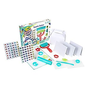 Crayola 04 0704 Glitter Dots Sparkle Station Craft Kit, Gift for Kids Age 6+