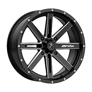 MSA Offroad Wheels MA41 15X7 4X156 G-BLK MILL 10MM - M41-05756