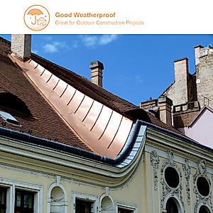 uxcell Copper Sheet Roll 3500mm x 150mm x 0.2mm, 99.9% Pure Copper Strip Copper Flashing Metal Foil Plate for Electricity DIY Projects (Multiple Sizes)