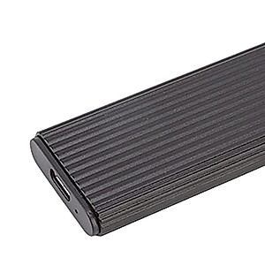 M.2 SSD Enclosure Adapter, Large Capacity Shockproof Aluminum Alloy Shell M.2 NVME SSD Enclosure Adapter for SSD Size 2242 2260 2280