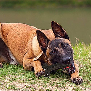 Hswaye Dog Chew Toys for Aggressive Chewers,Food Grade Non-Toxic Dental Pet Toy,Tough Durable Indestructible Dog Toys for Medium Large Dogs.Black.