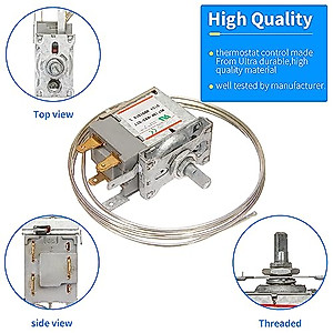 Refrigerator Freezer Thermostat WDF18K-923 Replaces for Haier Thermostat and Mini Fridge Thermostat