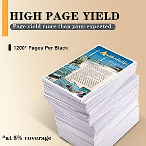 Clorisun 910 910XL Upgraded Ink Cartridge Compatible for HP 910 910XL with Newest Chip OfficeJet Pro 8025 8020 8035 8028 8022 8010 8015 8018 Printer (2Black)