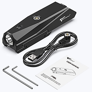 P9L-G Tactical Light Laser Combo - 1600 Lumens LED & Green Laser Sight for Picatinny Rails with Magnetic Charger and Momentary/Constant-on Switch