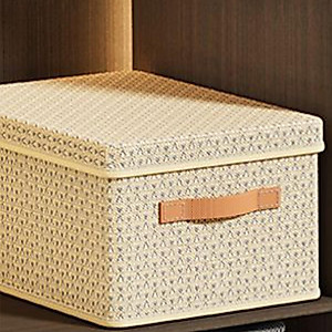 Cabilock Box wardrobe storage holder pp board decorate Laundry basket clothing manager desk box Pants household sundries container fabric storage bins fabric portable