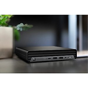 HP Business Desktop ProDesk 400 G6 Desktop Computer - Intel Core i5 10th Gen i5-10500T Hexa-core (6 Core) 2.30 GHz - 8 GB RAM DDR4 SDRAM - 256 GB NVMe M.2 PCI Express SSD - Desktop Mini - Black