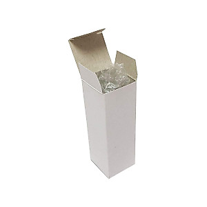 Royal Designs, Inc. Silk Wrapped Torpedo Shaped LED Light Bulbs, E12 Candelabra Brass Base, 130V, 40 Watts (4W LED), Set of 6