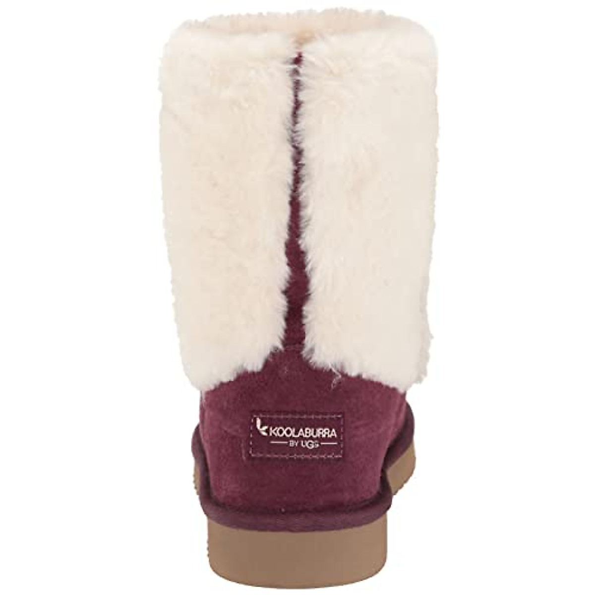 Koolaburra by UGG Women's Aubrei Short Fashion Boot, Plum, 7