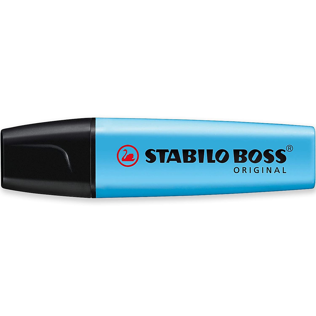 STABILO Highlighter BOSS ORIGINAL - Essential Pack of 5 - Red, Yellow, Light Blue, Light Green & Lavender