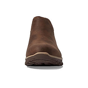 Skechers Women's Easy Going-Modern Hour-Hands Free Slip-Ins Ankle Boot, Chocolate, 8.5