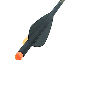 HANDBAIGE 12Pcs Crossbow Bolt 18/20/22inch Archery Outdoor Hunting Carbon Crossbow Arrows with 4" Vanes and Replaced Arrowhead/Tip (22 Inch)