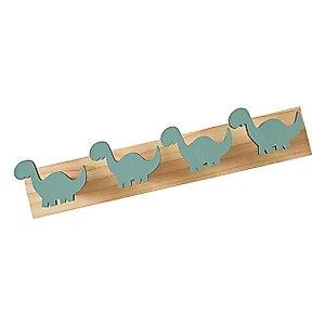 Dinosaur Hook Entryway Rack Hangers for Kids Wall-Mounted Hook Bedroom Hook Hat Hook Single Towel Hook Entry Hooks Kids Decor Home Decor Shower Room Hooks Wooden Coat Child Storage