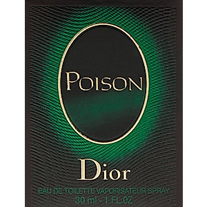 Christian Dior Poison Eau de Toilette Spray for Women, 1 Ounce