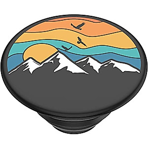 ​​​​PopSockets Phone Grip with Expanding Kickstand, Nature PopGrip - Mountain High