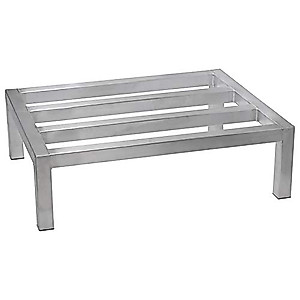 Winco ASDR-1424, 14x24x8-Inch Aluminum Dunnage Rack, NSF