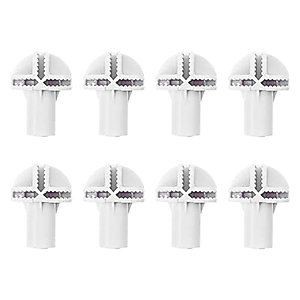 Scicalife 8pcs Modular Closet Organizer Connector Modular Closet Wire Grid Cube Connectors Buckles Cube Storage Shelving Unit Connectors Closet Clasp Clip