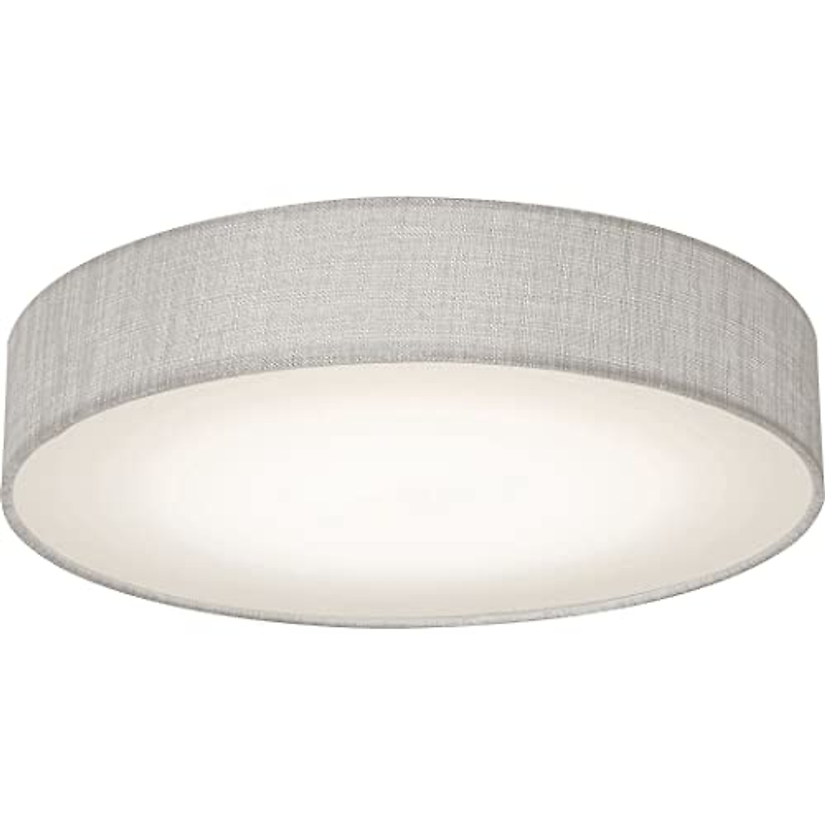 Aspect ALDF2032LAJD1GY Ashland LED Flush Mount, 20", Grey Linen