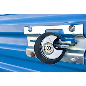 FJM Security SX-795 Hardened Steel Disc Padlock with Tubular Keyway & Rubber Bumper