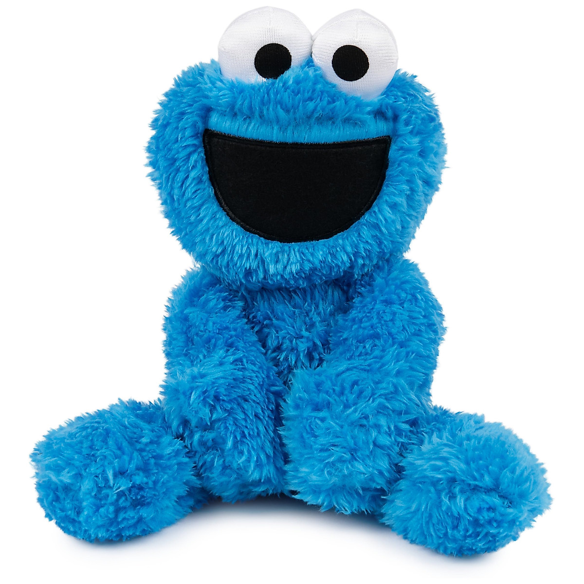 GUND Sesame Street Official Cookie Monster Take Along Buddy 13'' Polyester Plushie Stuffed Kids Toy, For Kids Ages 1 and Up, Blue