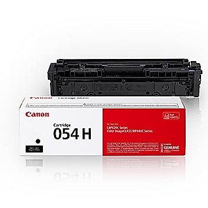 Canon Genuine Toner, Cartridge 054 Black, High Capacity (3028C001) 1 Pack, for Canon Color imageCLASS MF641Cdw, MF642Cdw, MF644Cdw, LBP622Cdw Laser Printer, Black High Capacity