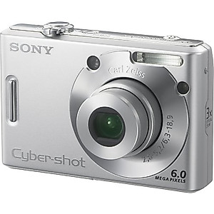 Sony Cybershot DSCW30 6MP Digital Camera with 3x Optical Zoom