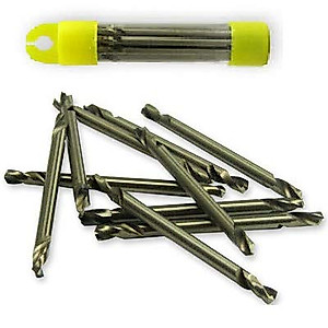 10pc 1/8" Double Ended Cobalt M35 Drill Bit Set