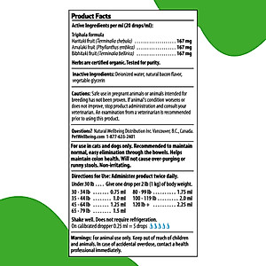Pet Wellbeing Smooth BM Gold for Dogs - Vet-Formulated - Gentle Constipation Relief for Canines - Natural Herbal Supplement 2 oz (59 ml)