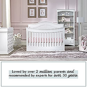 DaVinci Meadow 4-in-1 Convertible Crib in White, Greenguard Gold Certified