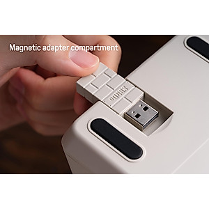 8Bitdo 18 Key Retro Mechanical Numpad, Supports PC & Standard Calculator Mode, Hot-swappable, PC Calculator Shortcut Button, Bluetooth/2.4G/Wired for Windows and Android - M Edition