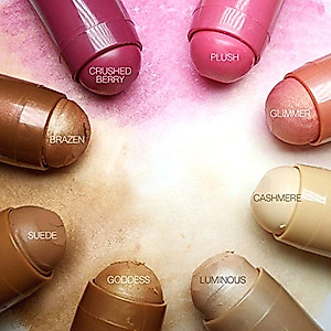 L.A. Girl Velvet Contour Sticks, Bronzer Suede, 0.2 Ounce (Pack of 3)