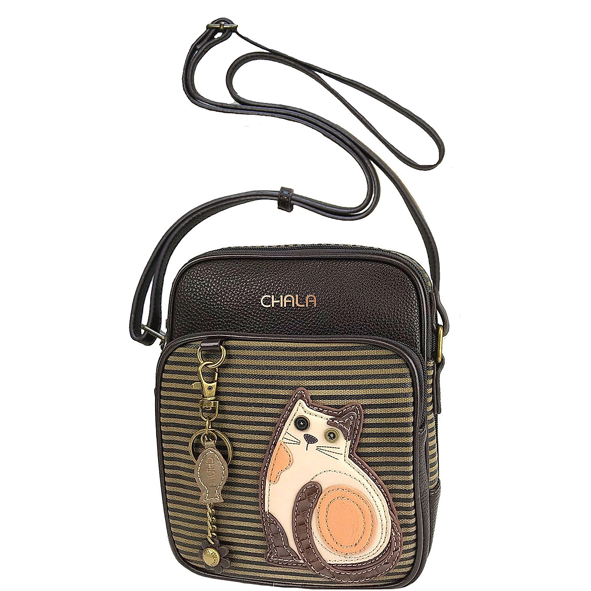 Chala Cat Organizer Crossbody Handbag - Cat Lovers Gift