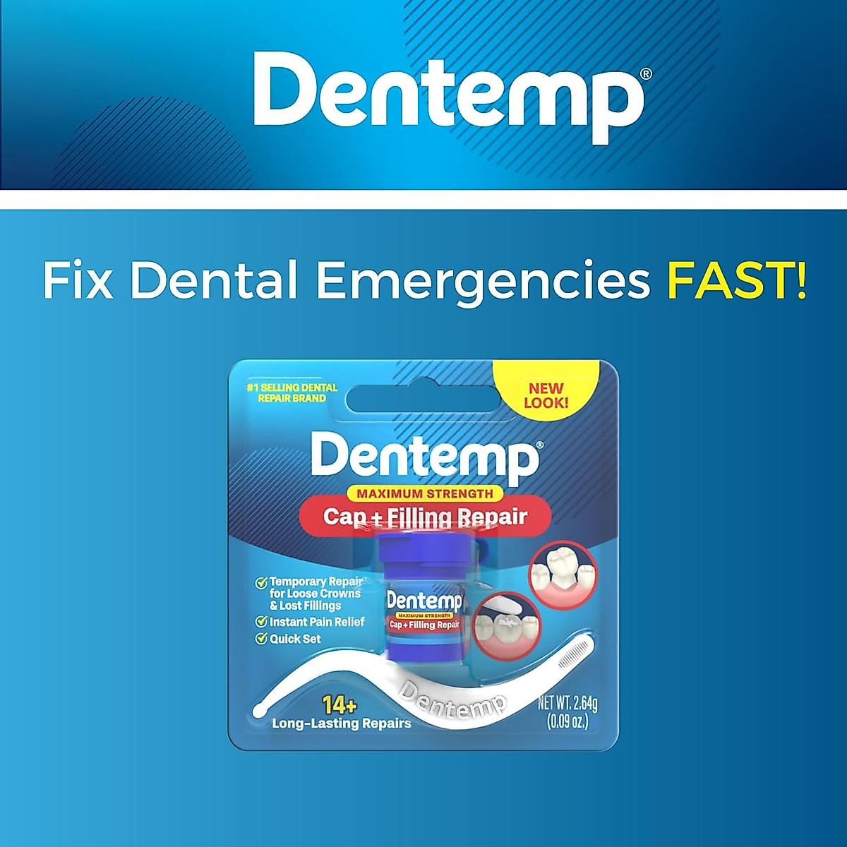 DENTEMP Maximum Strength Dental Repair 2.2 g