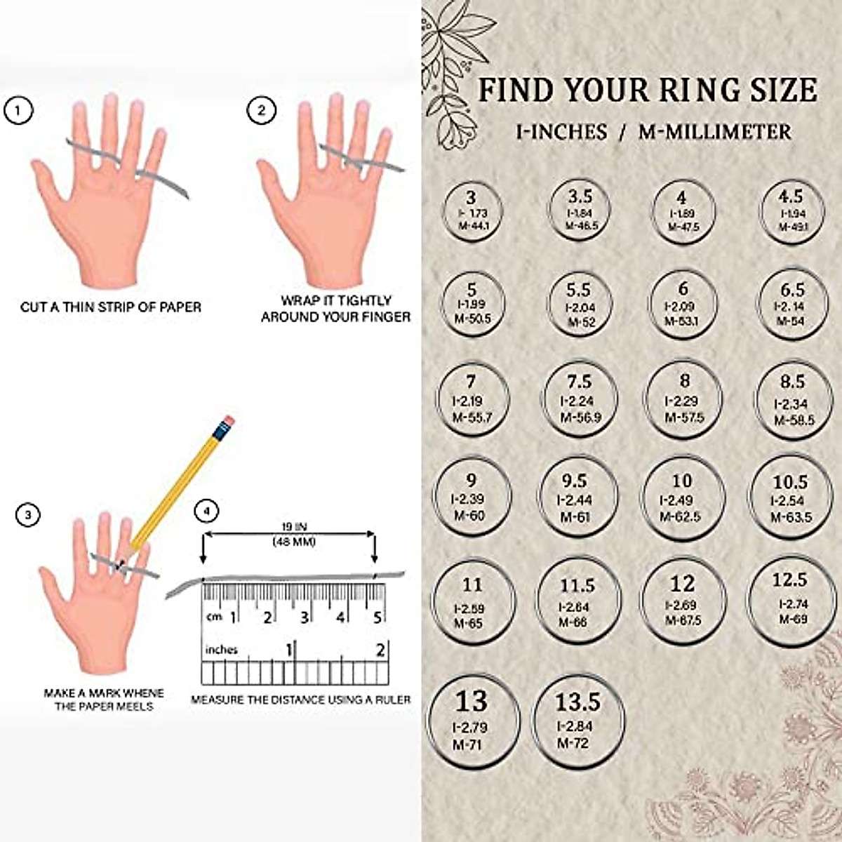 CARATRIO Engagement Rig for Women, 14k Solid Gold Lab grown Cluster Ring for wedding |Bridal gold ring promise ring |Jewellery Gift | Birthday Gift For Gold (7.5, Rose Gold)