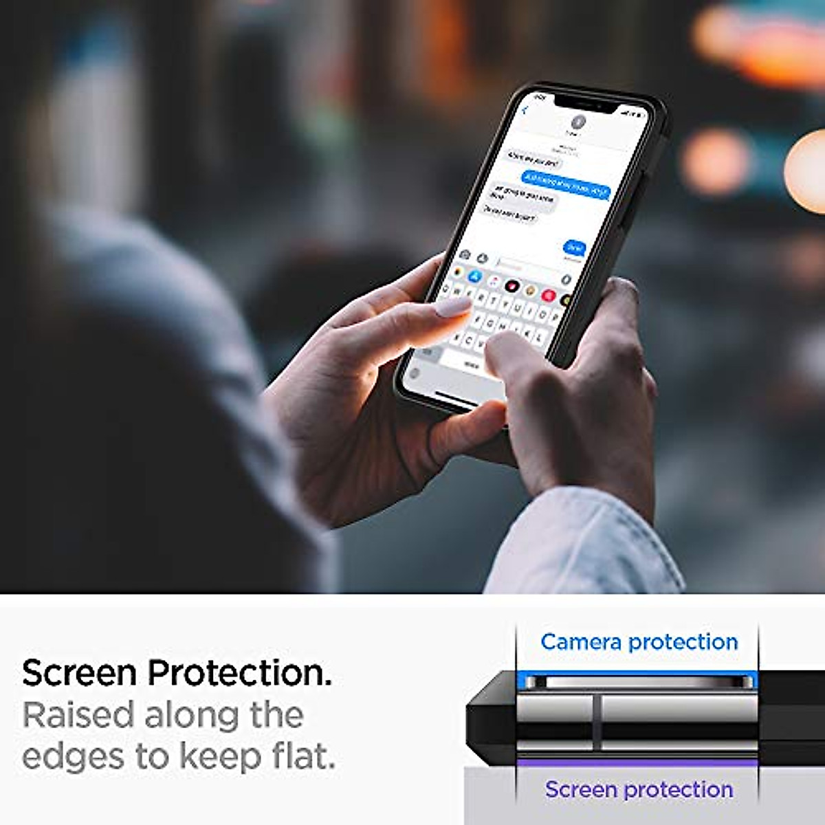 Spigen Tough Armor case Compatible with iPhone 11 2019 - Black - 6.06 inches
