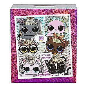 L.O.L. Surprise! LOL Surprise Glitter Color Change Pets with 5 Surprises- Collectible Pet Including Glittery Accessories, Holiday Toy, Great Gift for Kids Girls Boys Ages 4 5 6+ Years Old