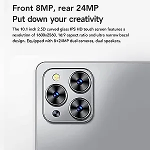 Airshi 10.1 Inch Tablet 100-240V 6G RAM 128G ROM Portable Travel Tablet (US Plug)