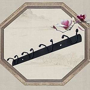 AOLZUNK Wall Mounted Coat Rack, Stainless Steel Coat Hooks Wall Hooks Coat Hangers for Wall, Hat, Key, Coat, Scarf, Bag, Towel