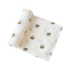 YeahiBaby Baby Muslin Swaddle Blanket Baby Infant Muslin Gauze Cotton Blanket Breathable Cotton Baby Receiving Blanket for Baby Boys and Girls