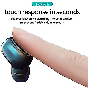 TBIIEXFL Headset Touch Function with Charging Box Stereo Headphones in-Ear Built-in Microphone Headphones Sports Subwoofer