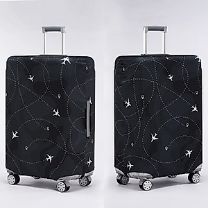 Travelkin Luggage Cover For Suitcase Tsa Approved, Suitcase Cover Protector Fits 18-32 Inch Luggage(M for 22-25 Inch Luggage)