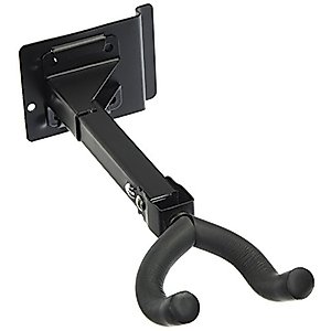 Set of Ten (10) Adjustable Guitar & String Instrument Hanger Hook Holder ~ Mount with Screws, Bolts, or Included Standard 3" OC Slat Wall Bracket ~ Suitable for Retail Store Shop Display Fixture