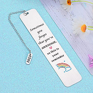 Inspirational Gifts for Women Men Class of 2023 Graduation Gifts for Him Her 16/18/21 Birthday Gifts for Girls New Start Gift for Friends Bookmark for Readers End of Year Student Gifts from Teacher