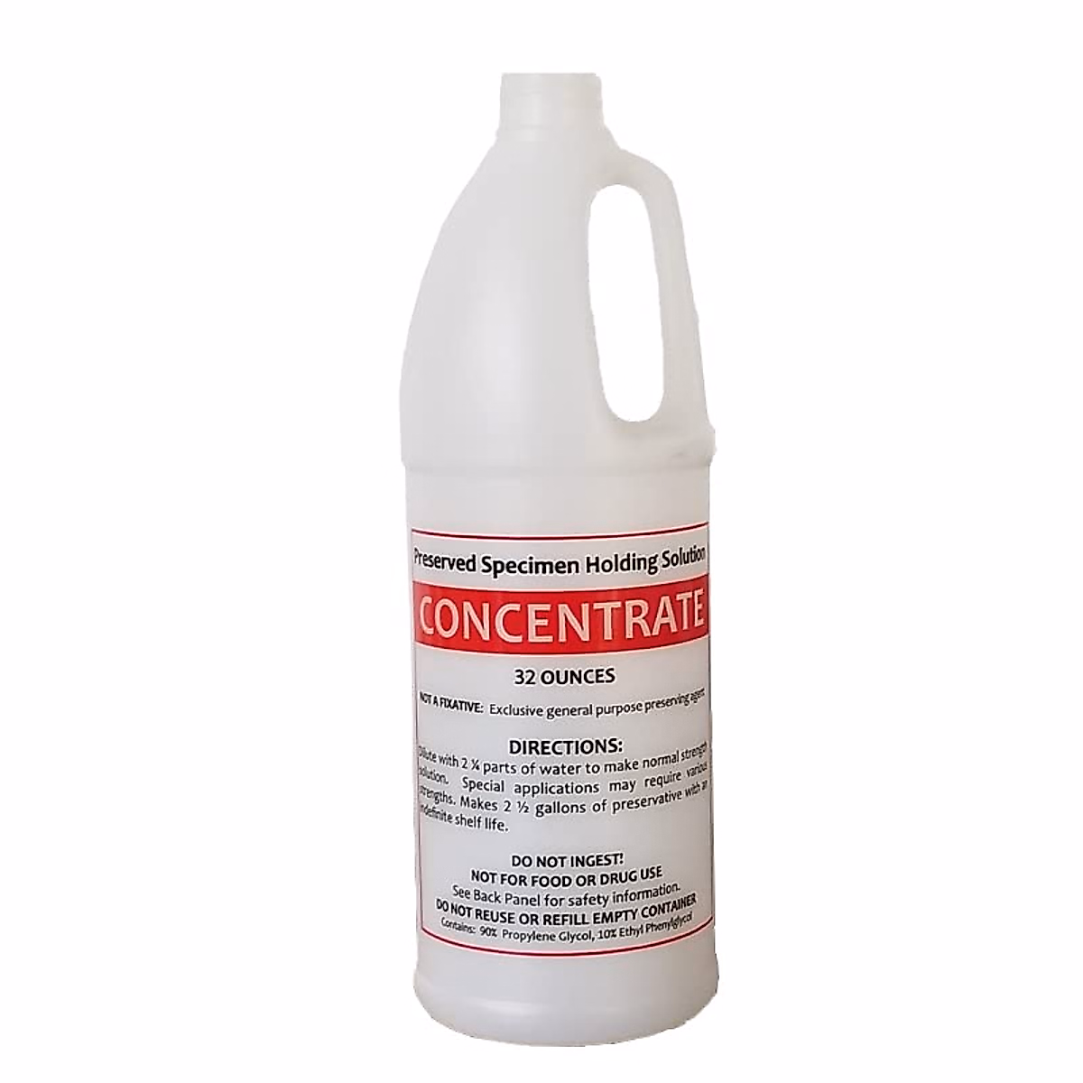 Holding Fluid Concentrate Solution for Preserved Specimens, for Biology Classrooms, 1 Quart