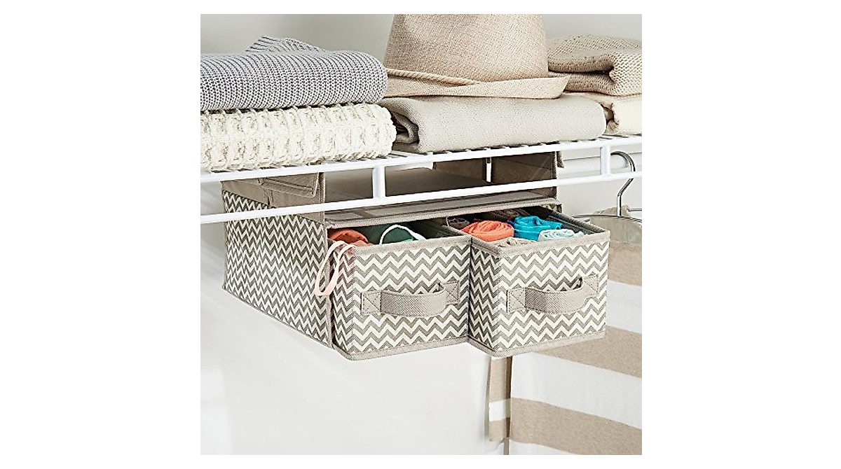 InterDesign Hanging Shelf with Drawers - Space-Saving Storage