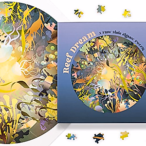 Reef Dream: A Flow State Circular Jigsaw Puzzle