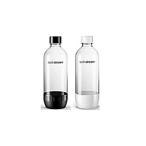 soda-stream (Soda stream 1-Liter Carbonating Bottles- Black&white (Twin Pack)…)