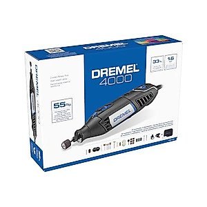 Dremel 4000-2/32 Variable Speed Rotary Tool Kit-Engraver, Polisher, and Sander- Perfect for Cutting, Detail Sanding, Engraving, Wood Carving, and Polising- 2 Attachments & 32 Accessories
