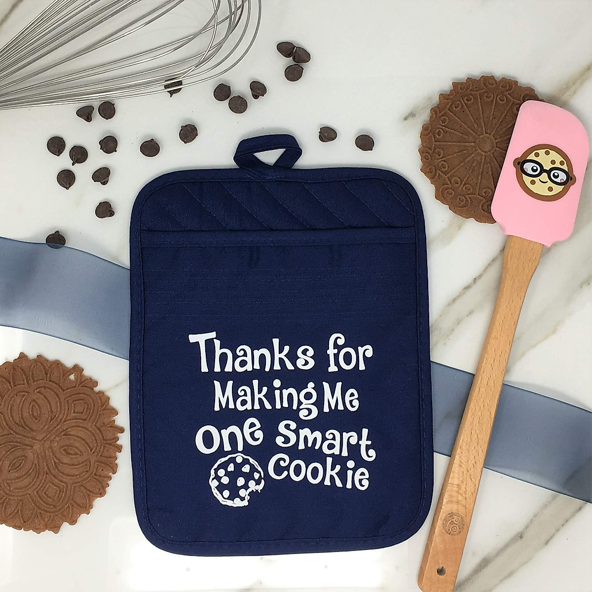 Christmas Teacher Gift for Women from Student Potholder - Set of 3